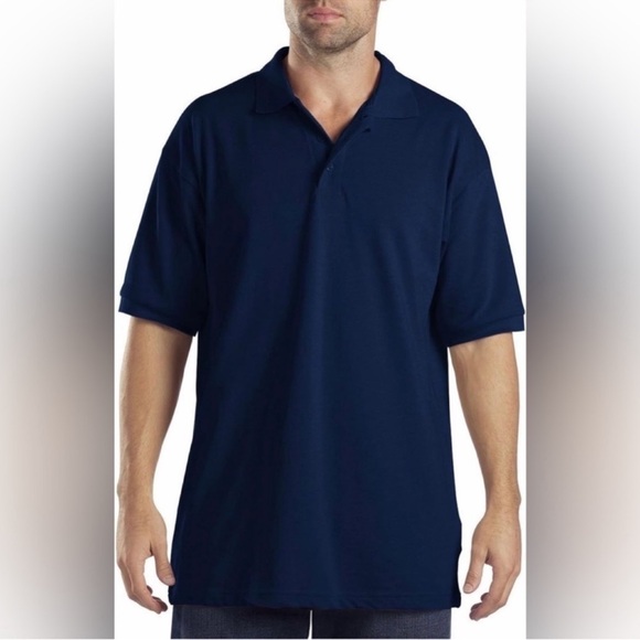Dickies | Shirts | Dickies Navy Short Sleeve Polo Mens Size 3x Nwt ...